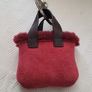 UGG | Accessories | Rare Vintage Ugg Suede Bag Charm | Poshmark